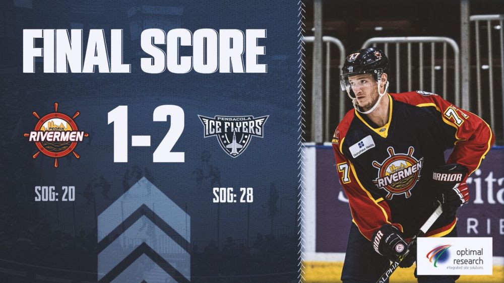 Ice Flyers Squeak Past Rivermen, 2-1