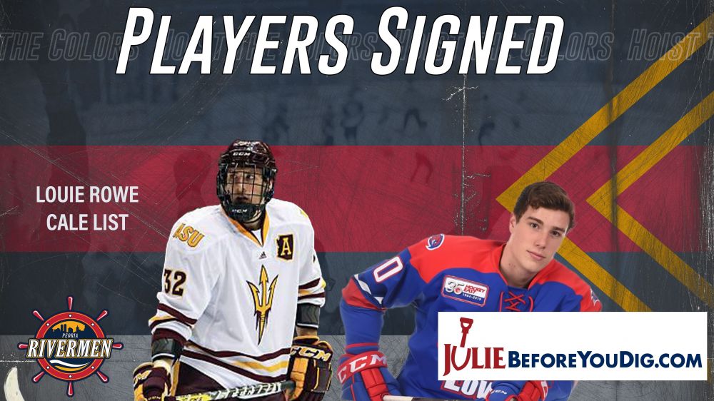 Rivermen Sign Cale List and Louie Rowe