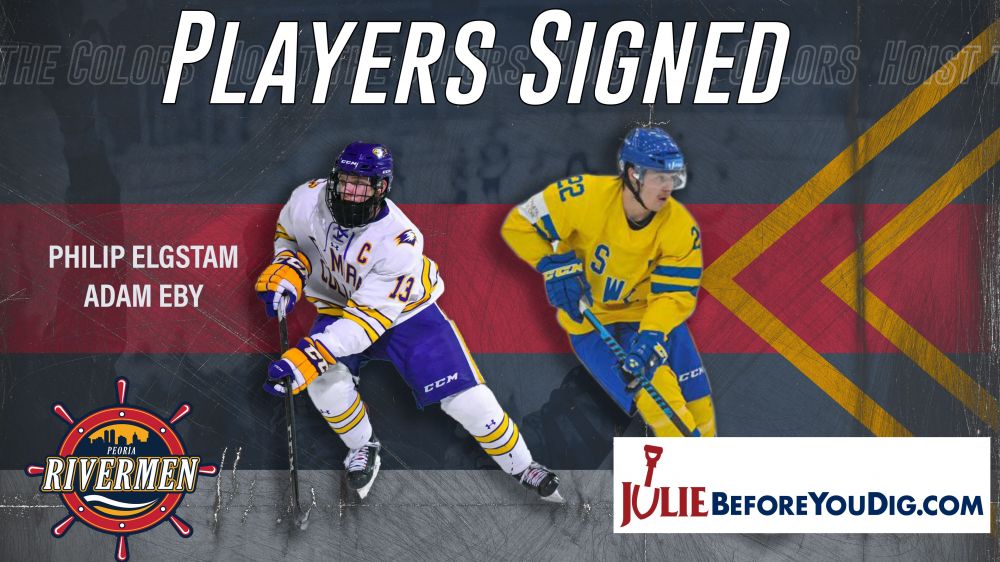 Rivermen Sign Adam Eby & Philip Elgstam