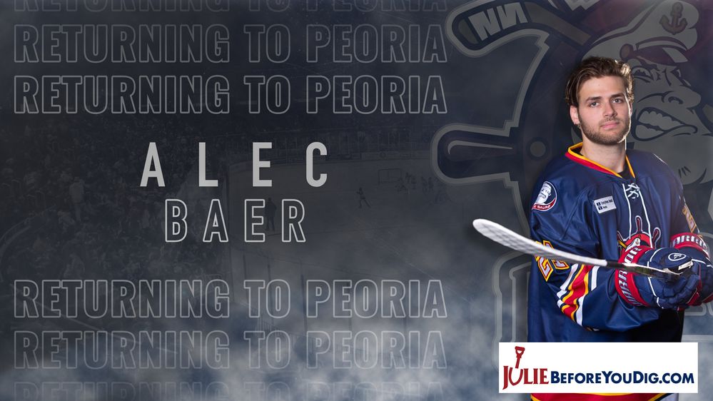 Alec Baer Returns to Peoria for 2023-24 Season - Rivermen Trade for ...