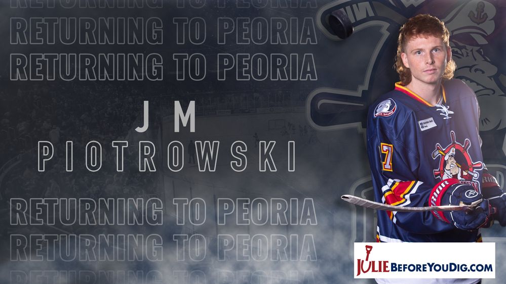 JM Piotrowski Signs with Peoria, Rivermen Add Liam Freeborn